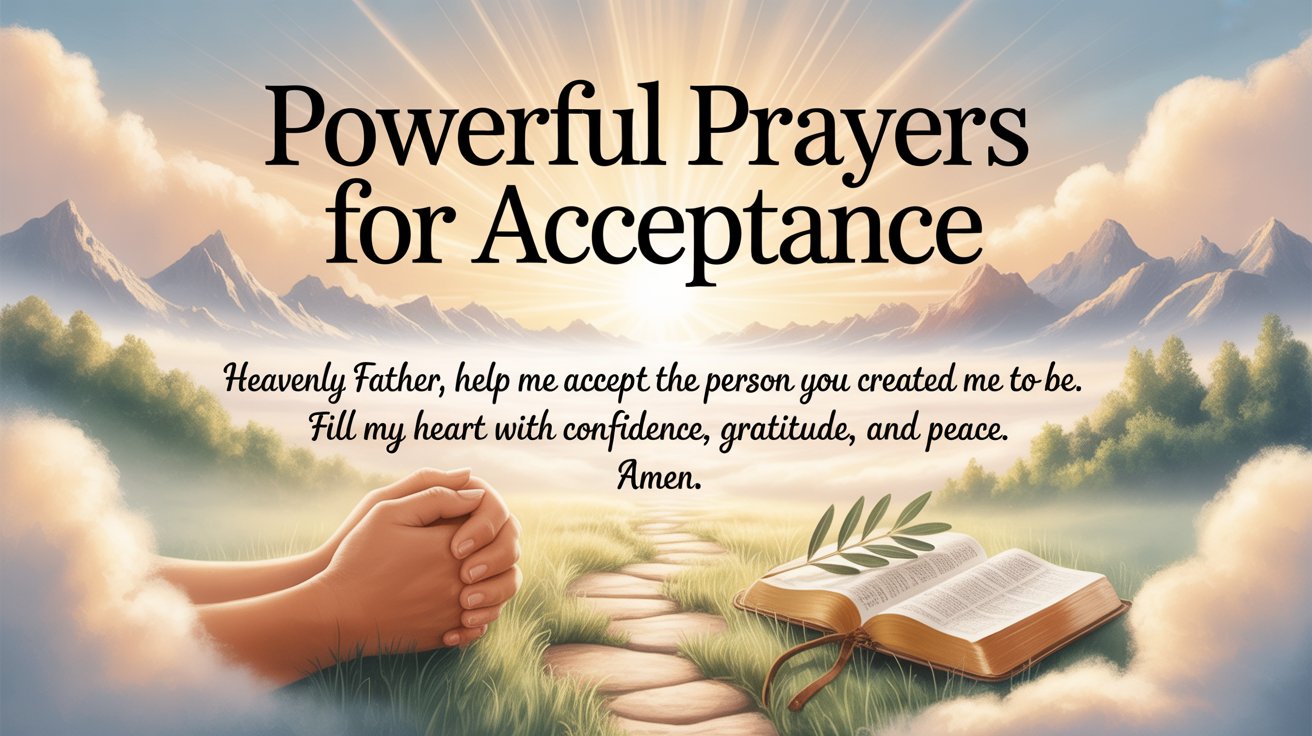 25+ Powerful Prayers For Acceptance - Biblical Tick